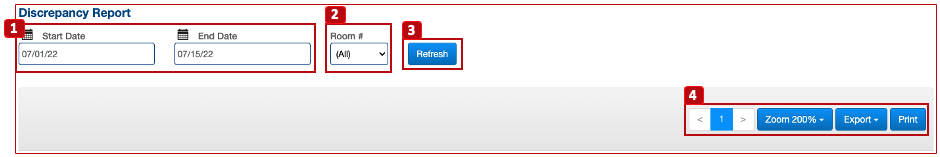 Housekeeping Room Discrepancy Report (Cloud | Video)