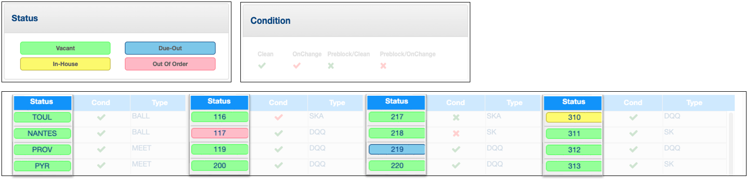 Set a Room Out-of-Order and Back in Order from Room Rack (Cloud)