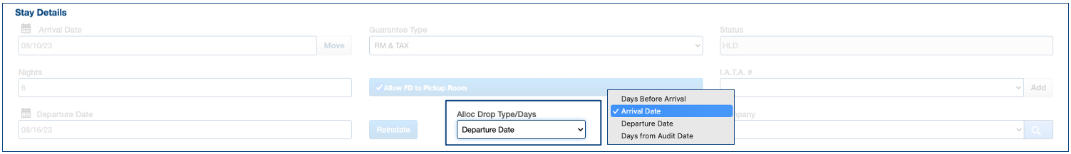 Group Allocation (Alloc) Drop Types (Cloud)
